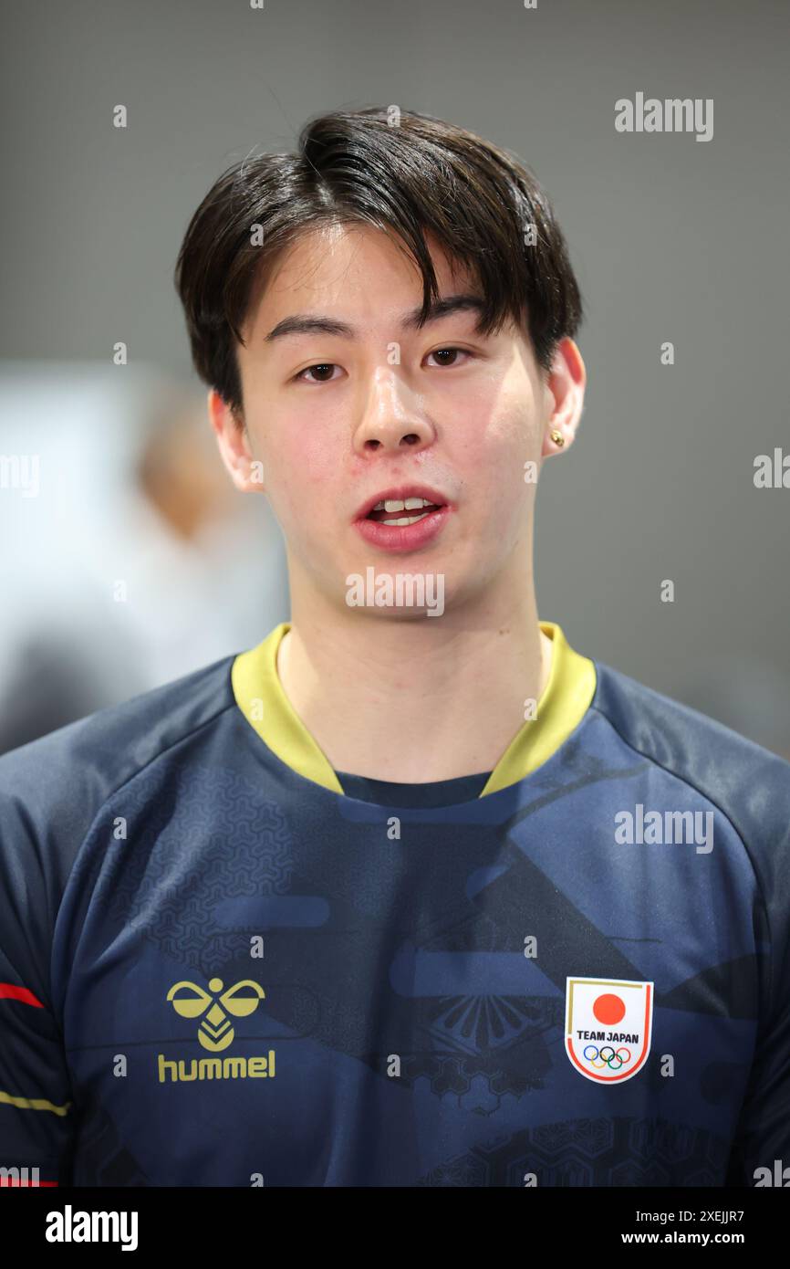 Tokyo, Japan. 27th June, 2024. Kosuke Yasuhira (JPN) Handball : Japan Handball Association ...