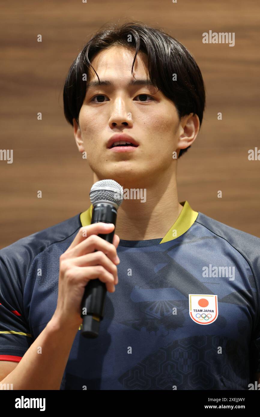 Tokyo, Japan. 27th June, 2024. Naoki Fujisaka (JPN) Handball : Japan Handball Association ...