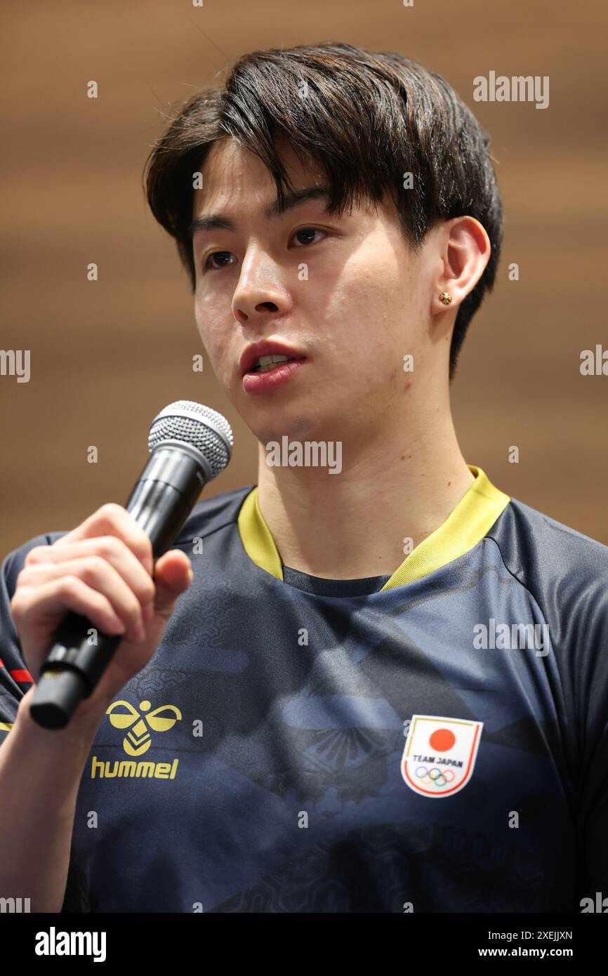 Tokyo, Japan. 27th June, 2024. Kosuke Yasuhira (JPN) Handball : Japan Handball Association ...