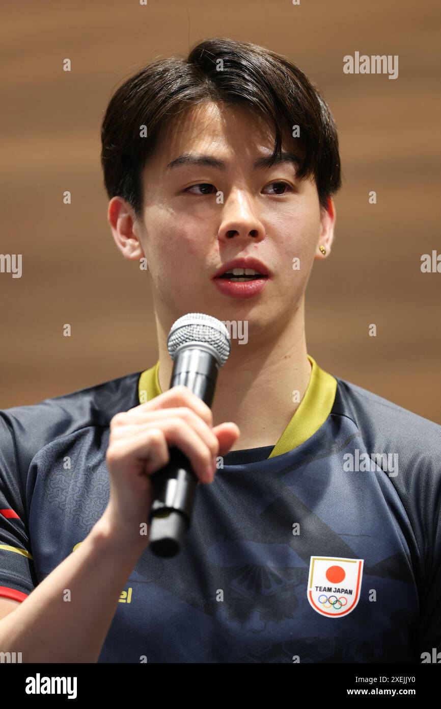 Tokyo, Japan. 27th June, 2024. Kosuke Yasuhira (JPN) Handball : Japan Handball Association ...