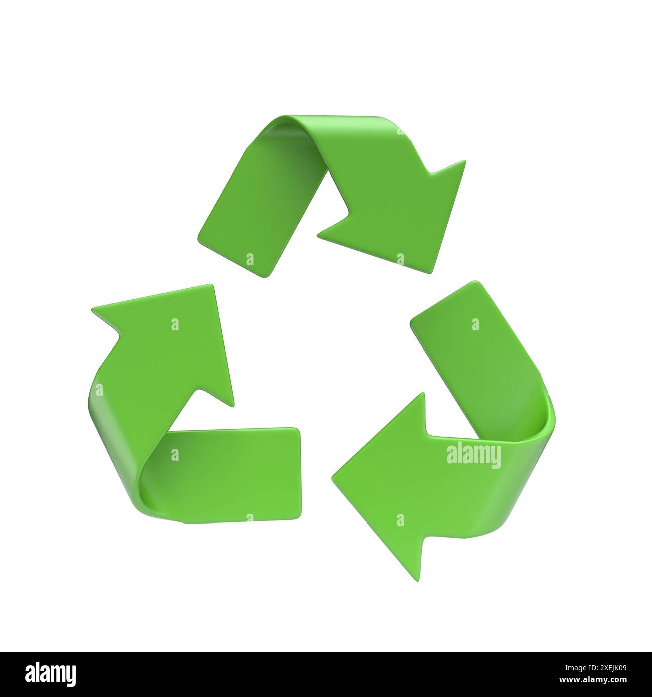 3d green arrow cycle illustration hi-res stock photography and images - Alamy