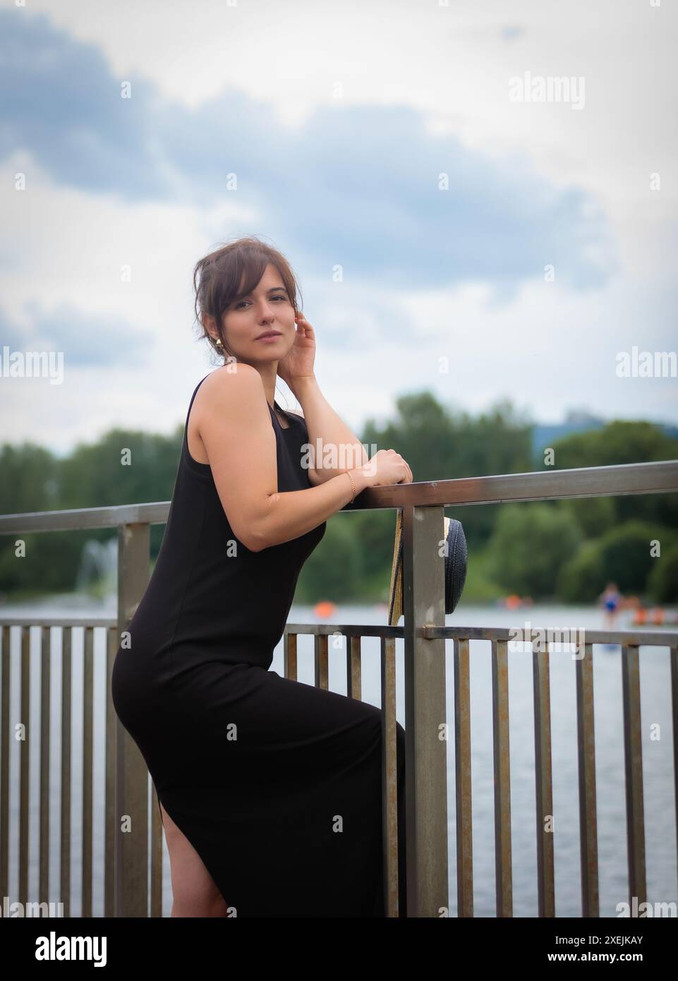 Beauty and style merged in the image of a lady with refined emotions ...