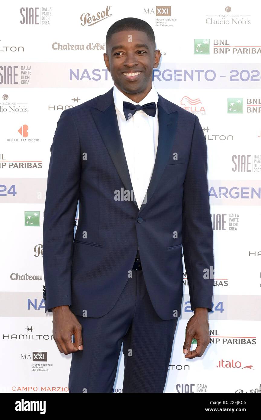 Yonv Joseph bei der Verleihung der Nastri d'Argento 2024 im Museo ...