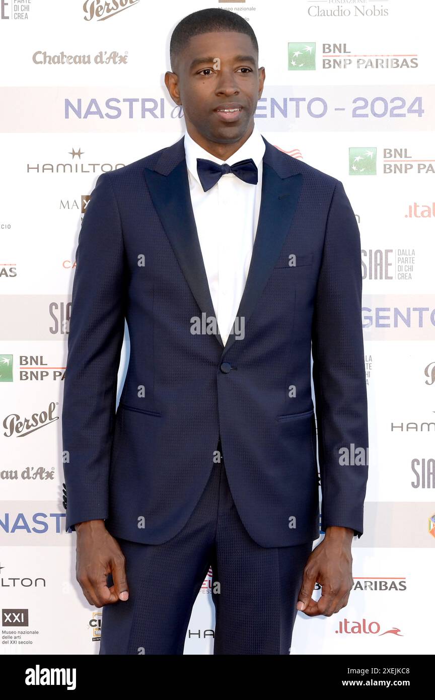 Yonv Joseph bei der Verleihung der Nastri d'Argento 2024 im Museo ...