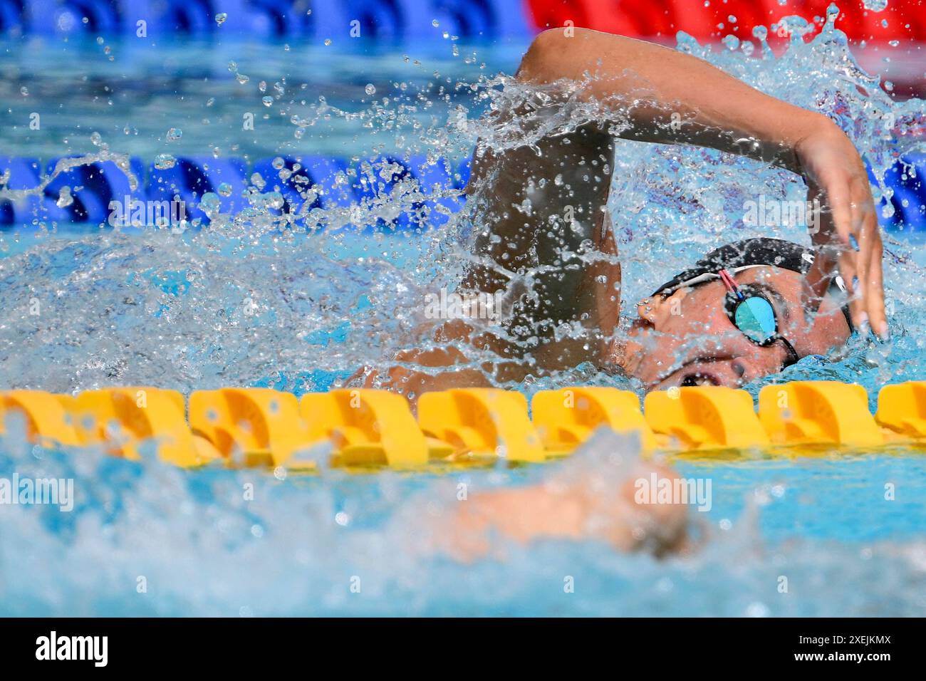 Giulia D'Innocenzo of Italy competes in the 400m Freestyle Women Heats ...