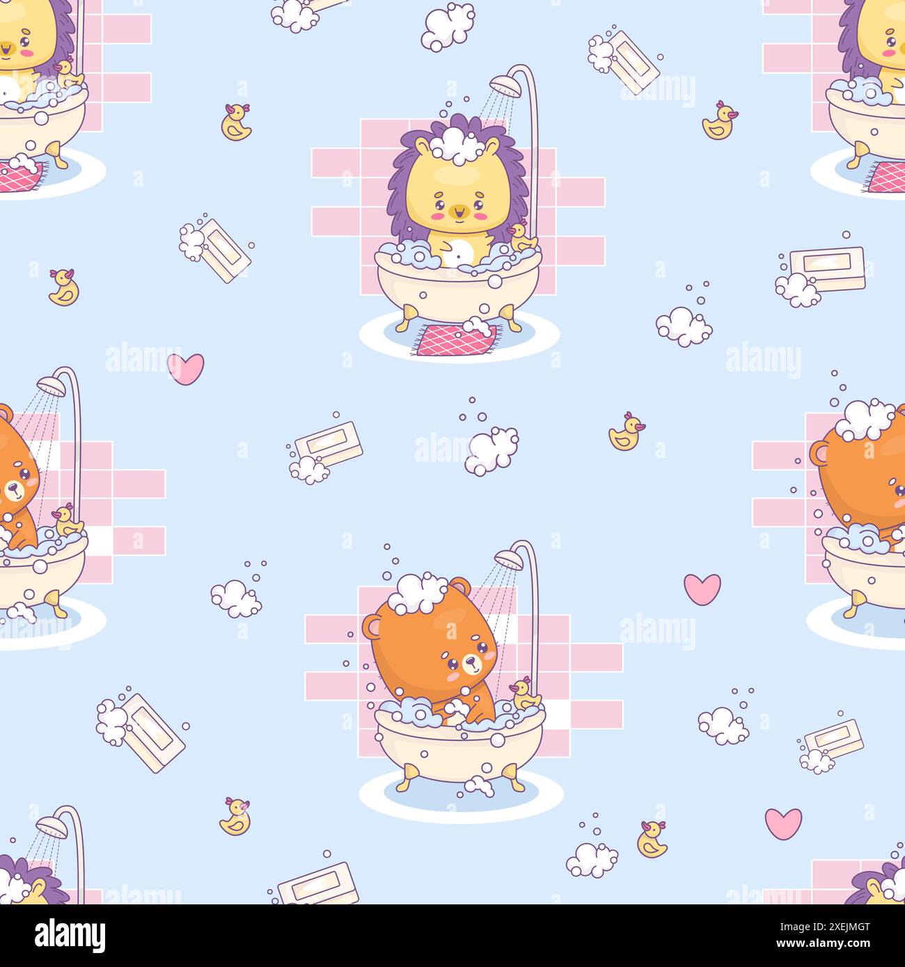 Kids bathtime Stock Vector Images - Alamy