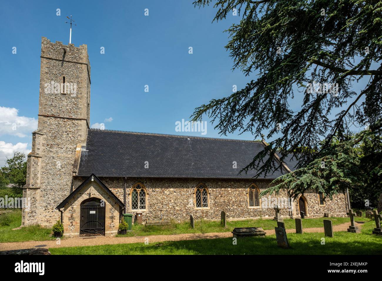 Dunwich, June 18th 2024: St James' Church Stock Photo - Alamy