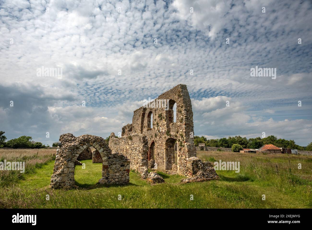 Dunwich, June 18th 2024: Greyfriars Medieval Friary Stock Photo - Alamy