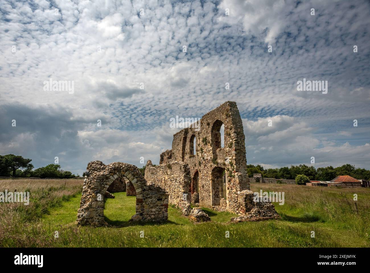 Dunwich, June 18th 2024: Greyfriars Medieval Friary Stock Photo - Alamy