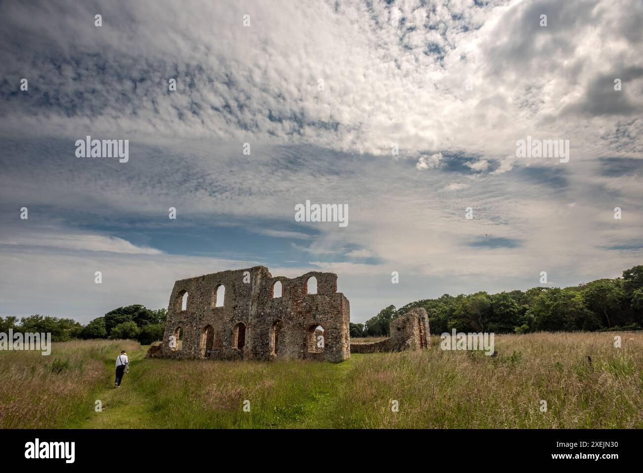 Dunwich, June 18th 2024: Greyfriars Medieval Friary Stock Photo - Alamy