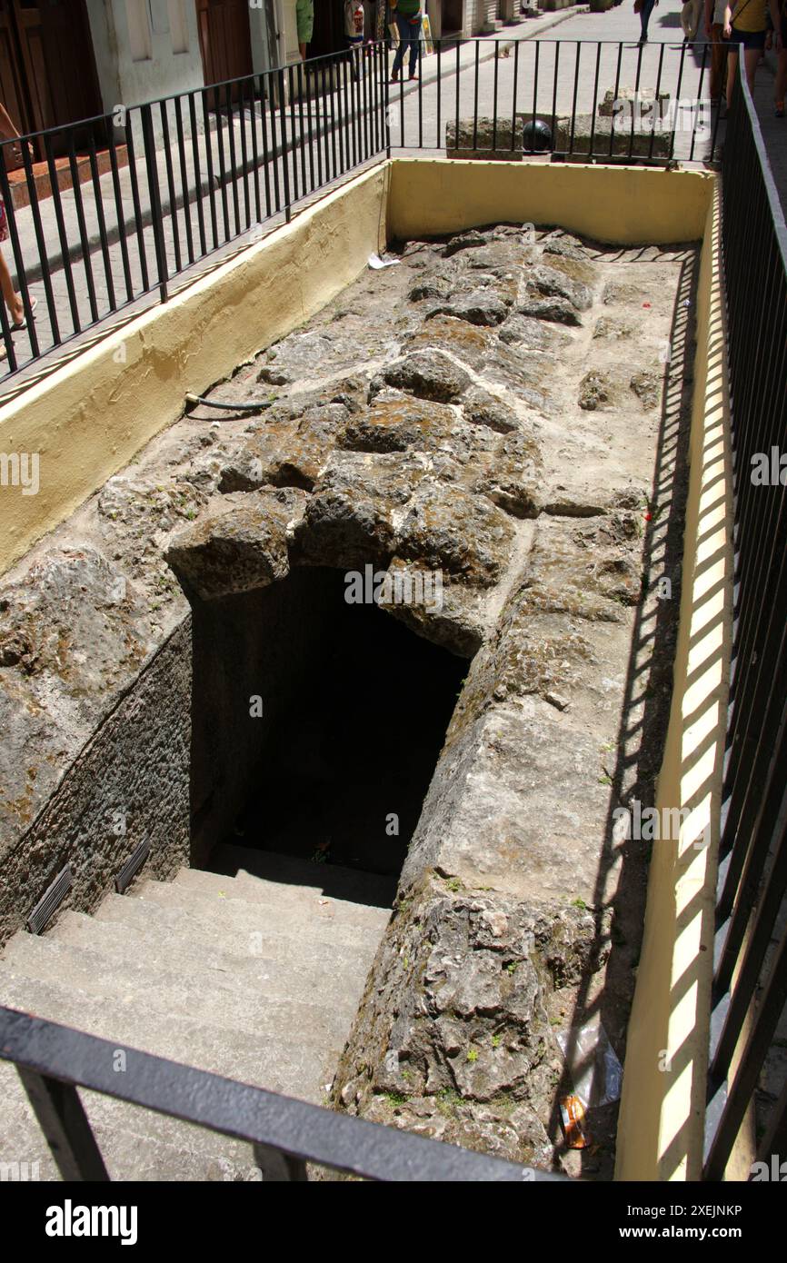 The remains of the 16th century aqueduct system (Royal Canal) that was ...
