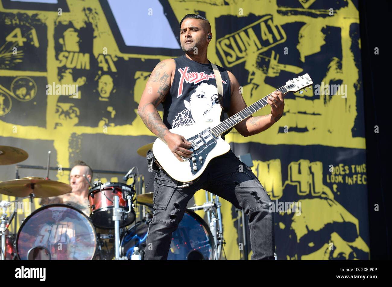 Sum 41 live auf dem 26. Hurricane Festival 2024 am Eichenring. Scheeßel ...