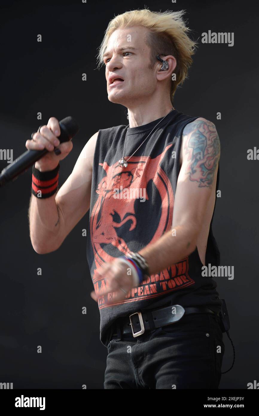 Sum 41 live auf dem 26. Hurricane Festival 2024 am Eichenring. Scheeßel ...