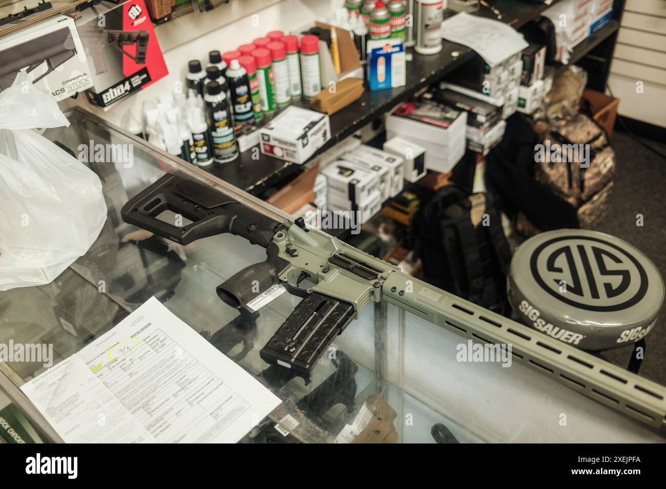 Tax on firearms hi-res stock photography and images - Alamy