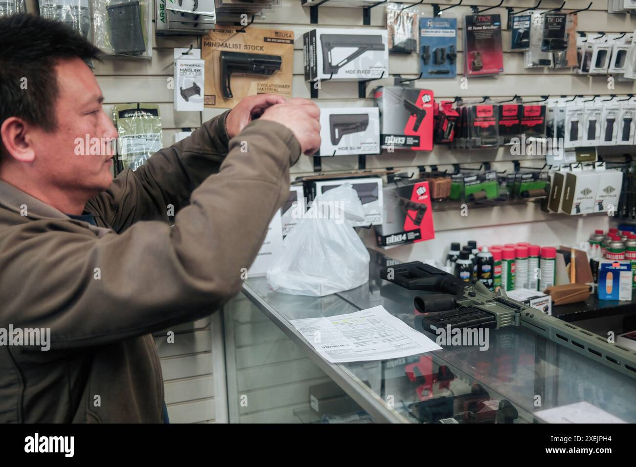 Tax on firearms hi-res stock photography and images - Alamy