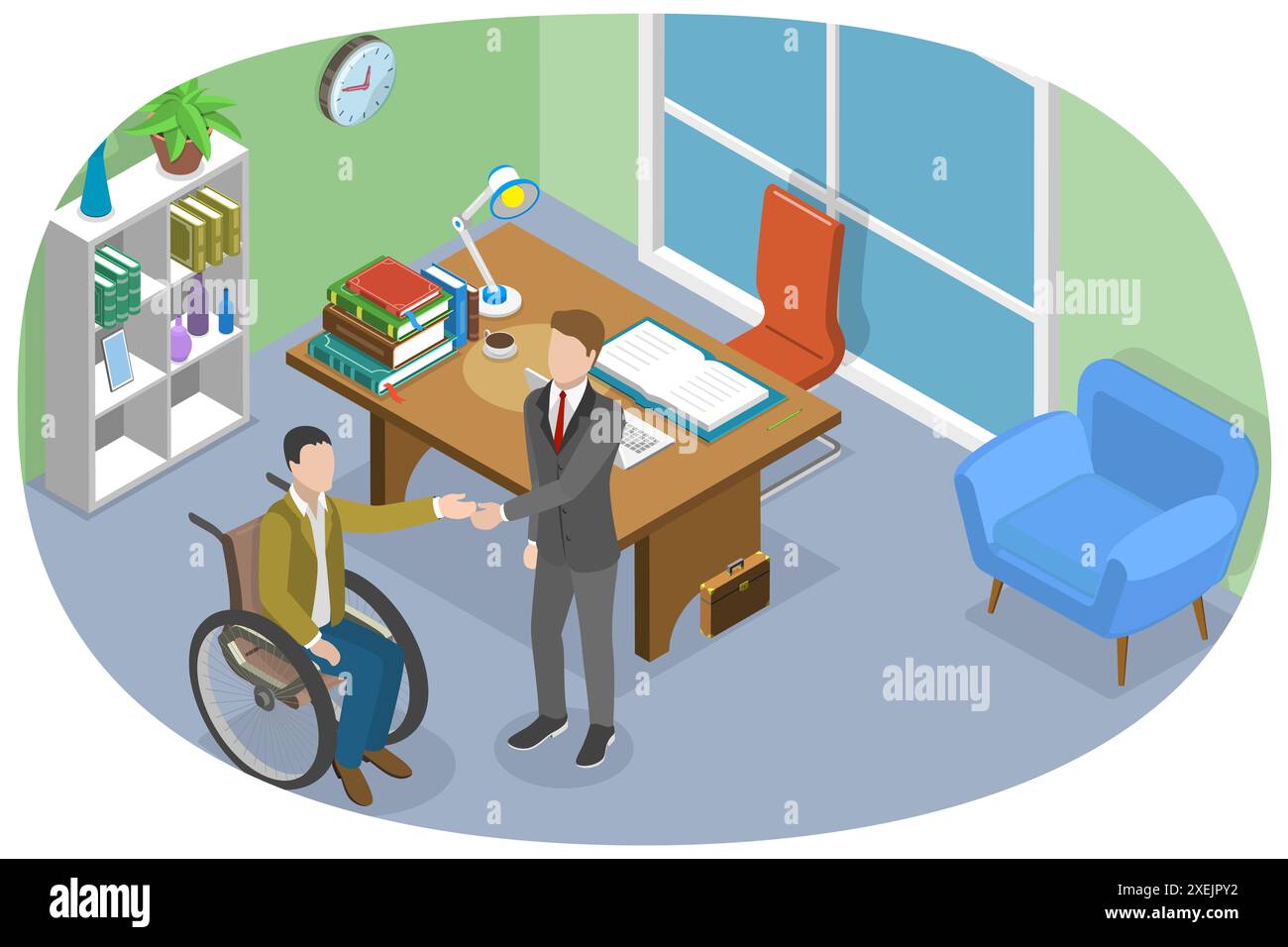 3D Isometric Flat Conceptual Illustration of Hiring People With ...