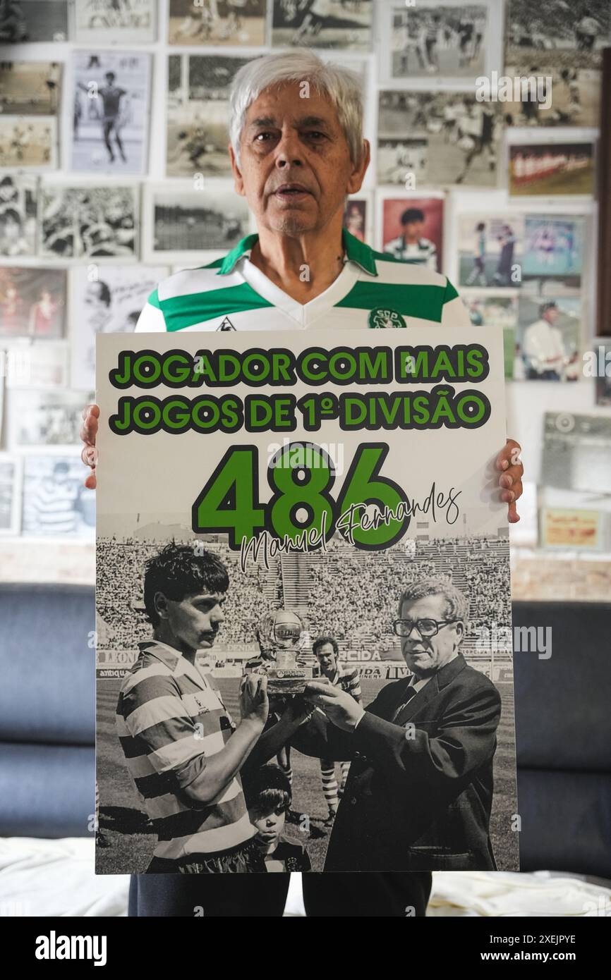 Portugal, 27 june 2024 . One of the main figures in Sporting's history ...