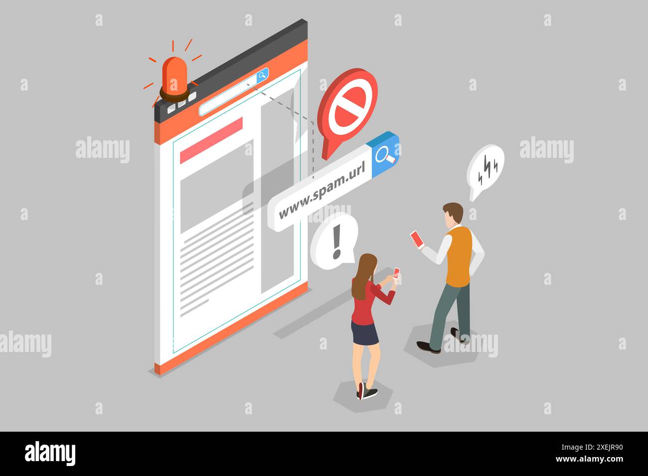 Block spam and dangerous email hi-res stock photography and images - Alamy