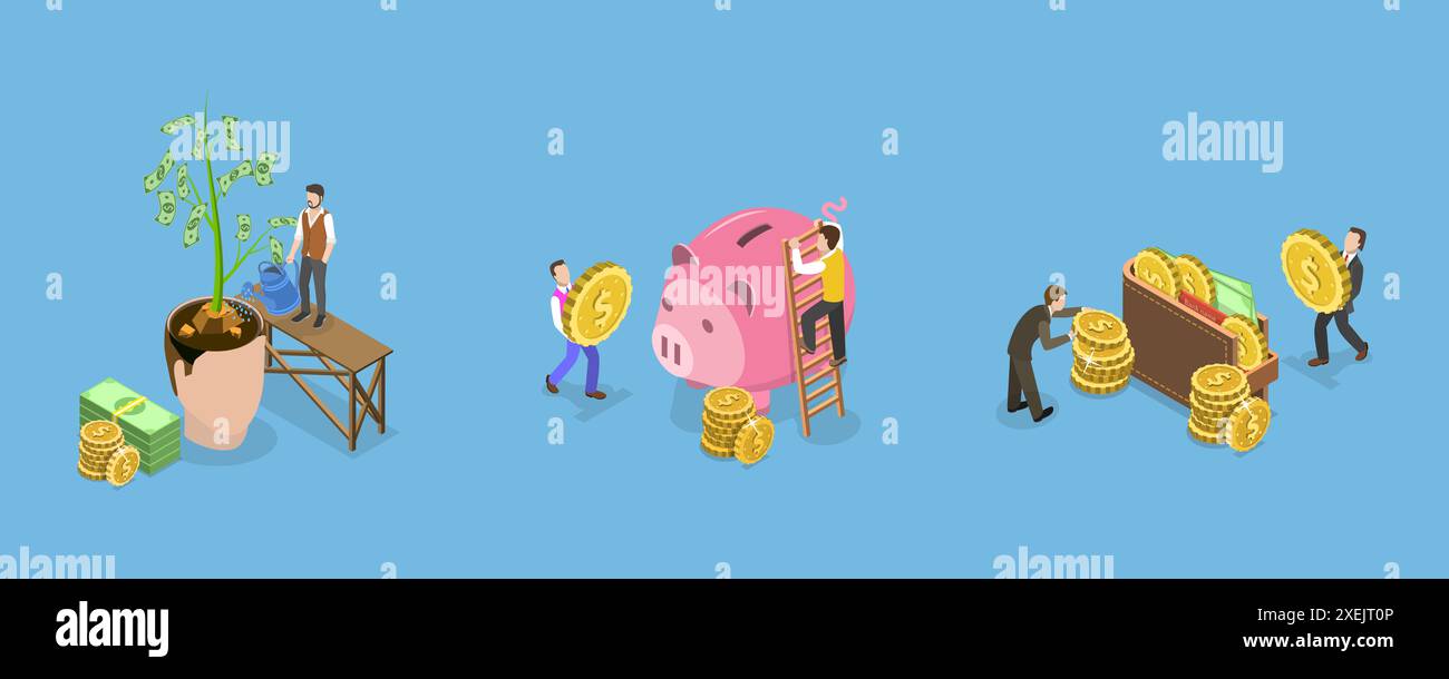 Economic growth cartoon illustration hi-res stock photography and ...