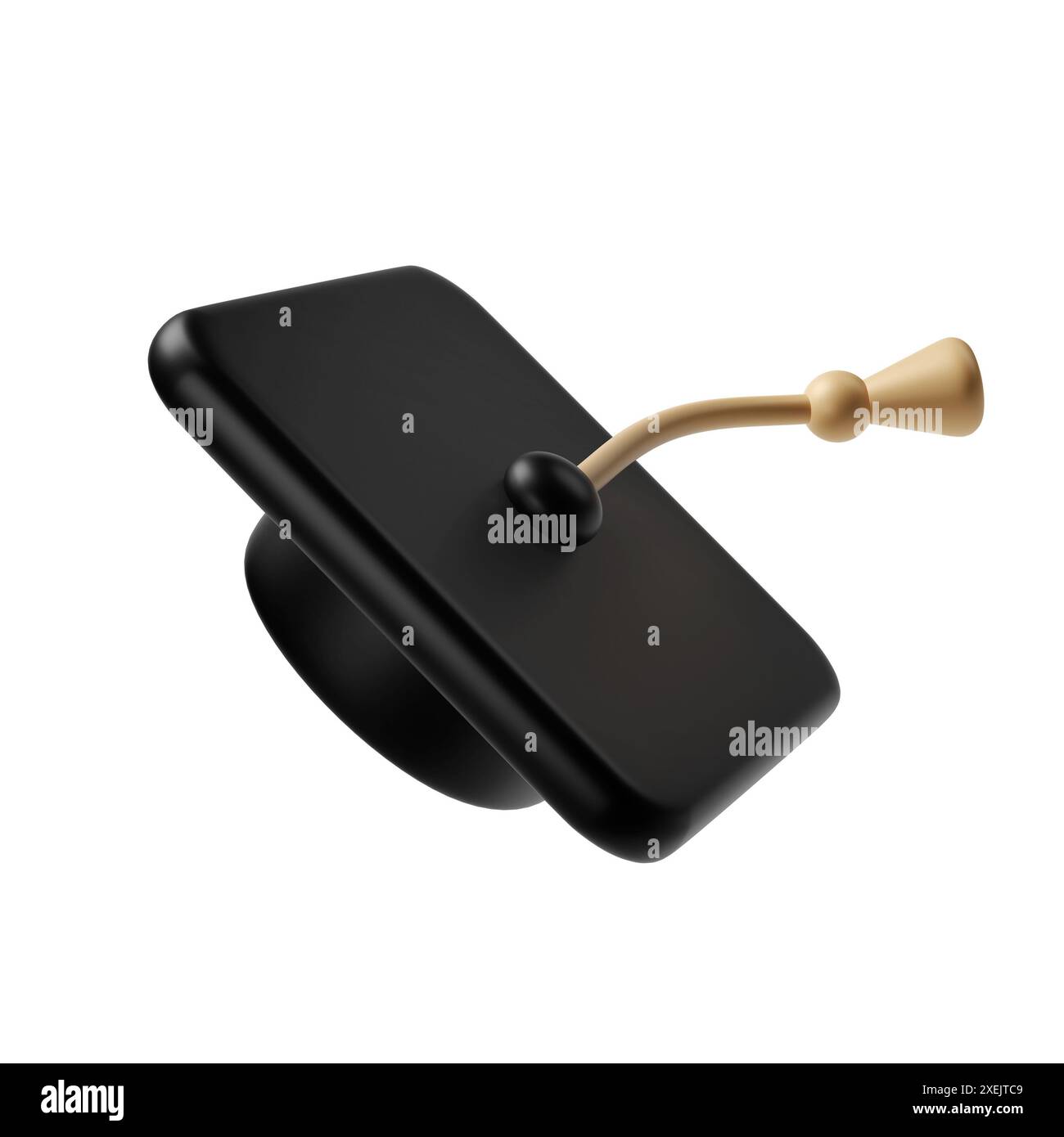 Realistic graduation hat and diploma high school hi-res stock ...