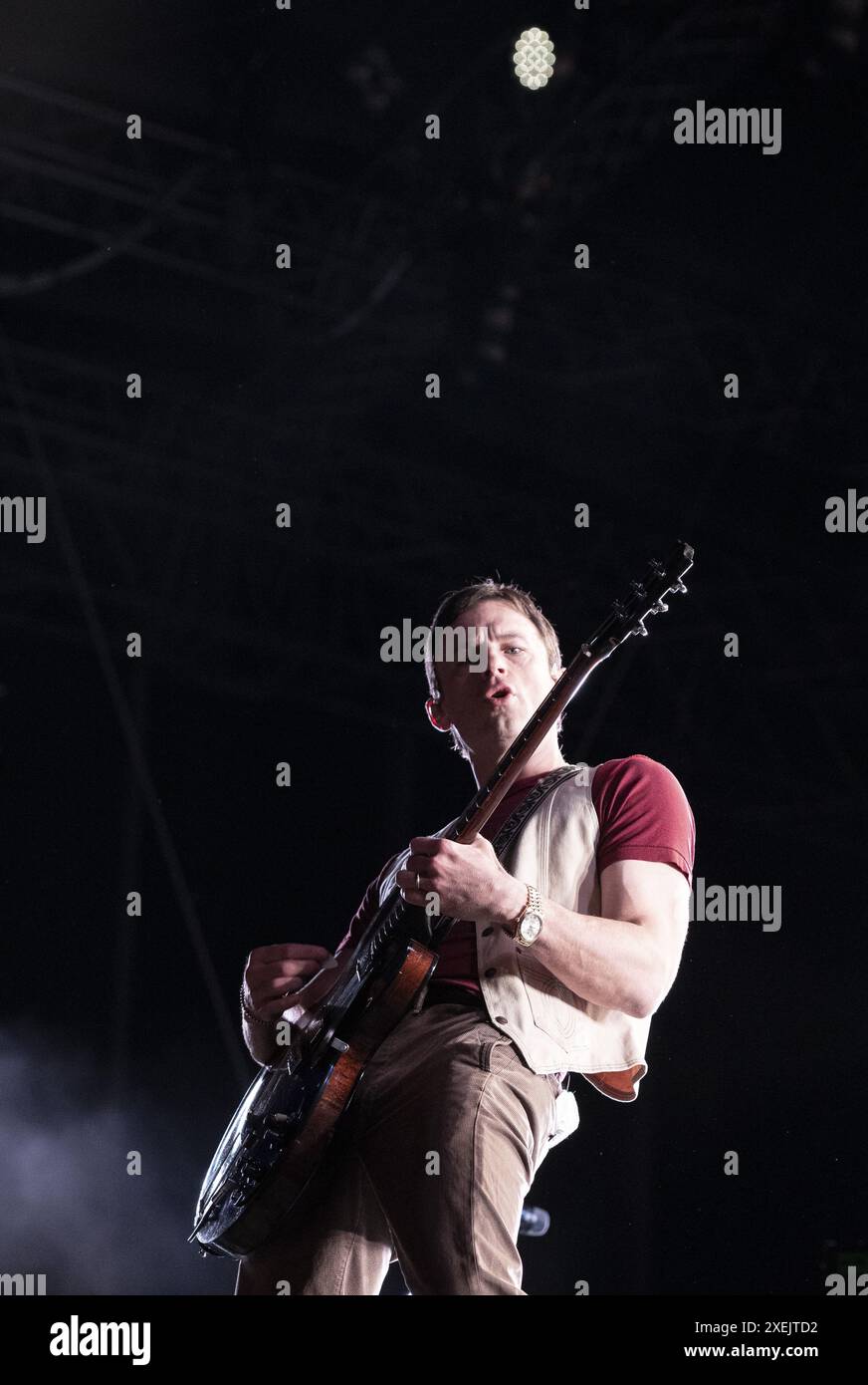 Linz, Austria. 27th June, 2024. The band "Kings of Leon" during concert ...