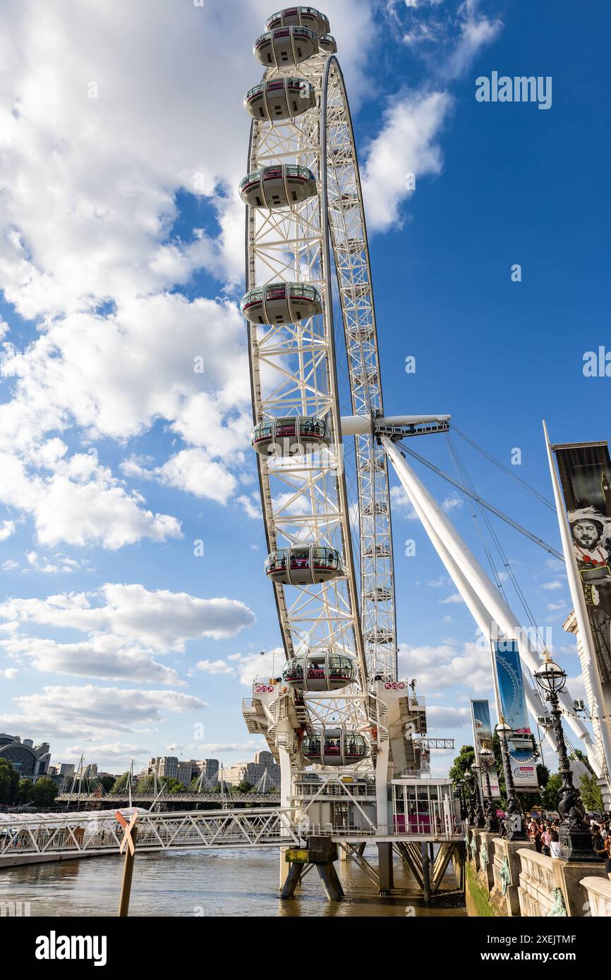 London, UK. 22nd June, 2024. Tourists view London from ovoidal ...