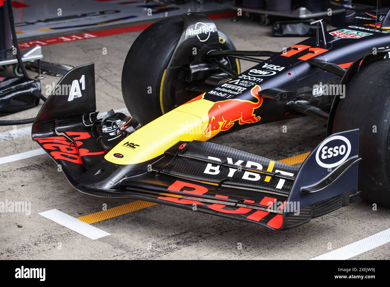 Spielberg, Austria, 28/06/2024, Red Bull Racing RB20, mechanical detail ...