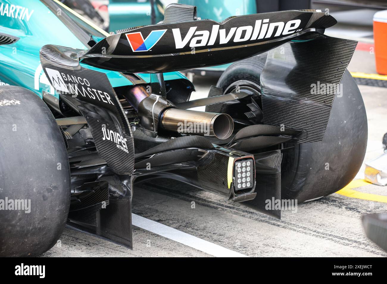 Spielberg, Austria, 28/06/2024, Aston Martin F1 Team AMR23, mechanical ...