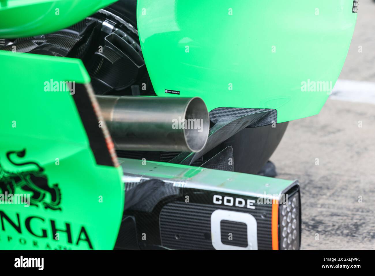 Stake F1 Team Kick Sauber C44, mechanical detail beam wing diffuser ...