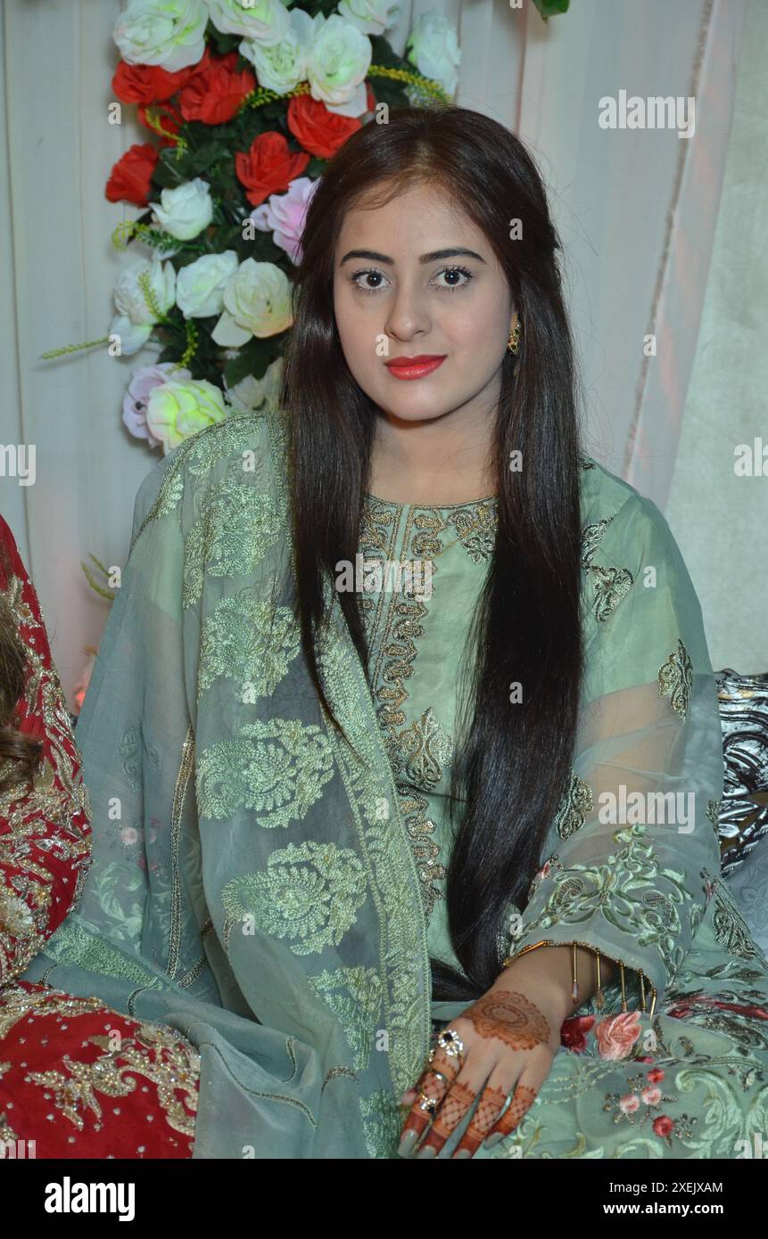 Young Pakistani Woman Bridal This Picture Was Taken at Wedding Ceremony ...