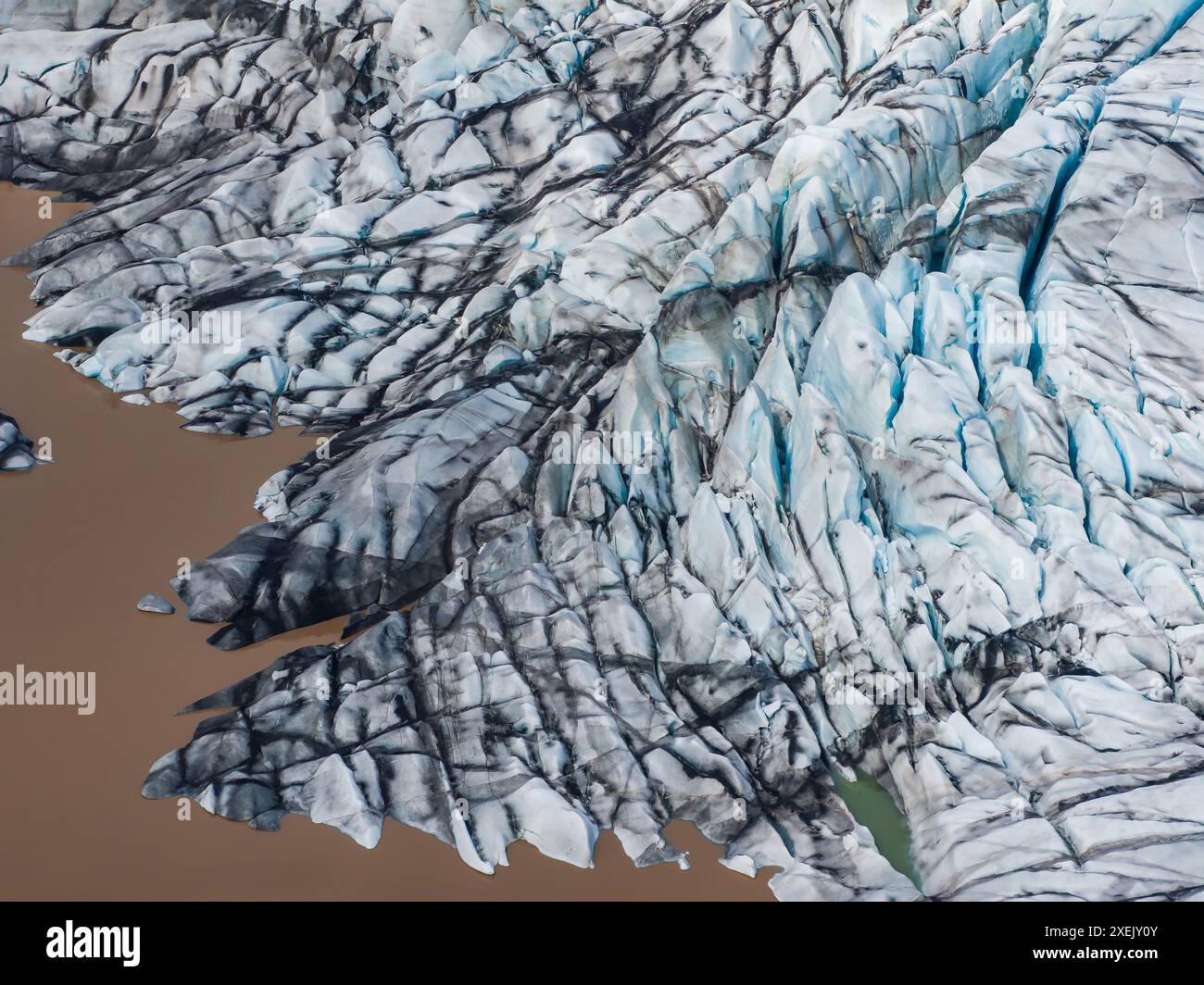 Deep crevasses in glacier hi-res stock photography and images - Alamy