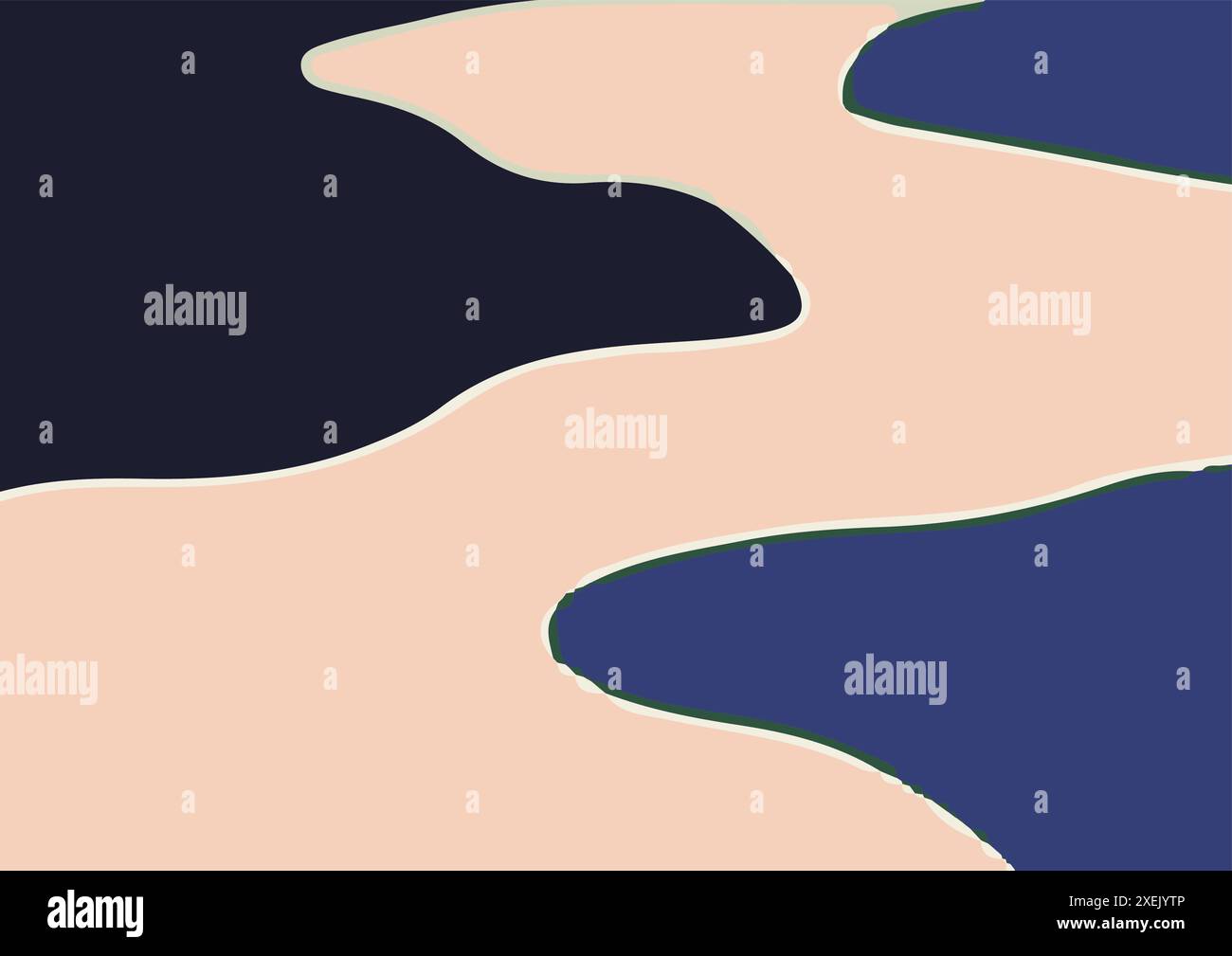 Colorful Curved Hills Landscape vector Stock Vector Image & Art - Alamy