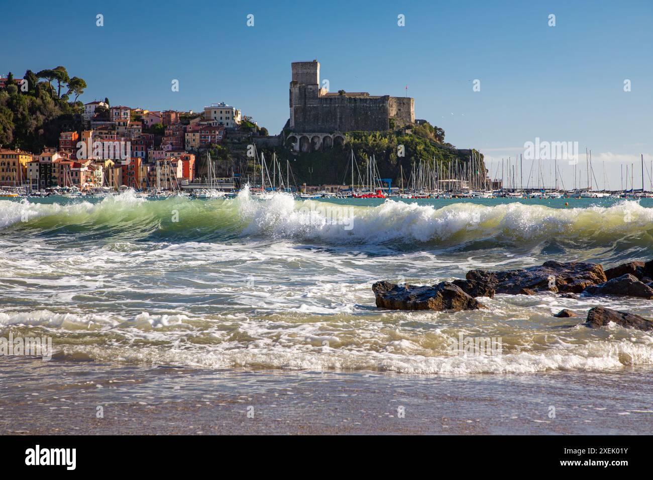 Ancient castle lerici town hi-res stock photography and images - Alamy