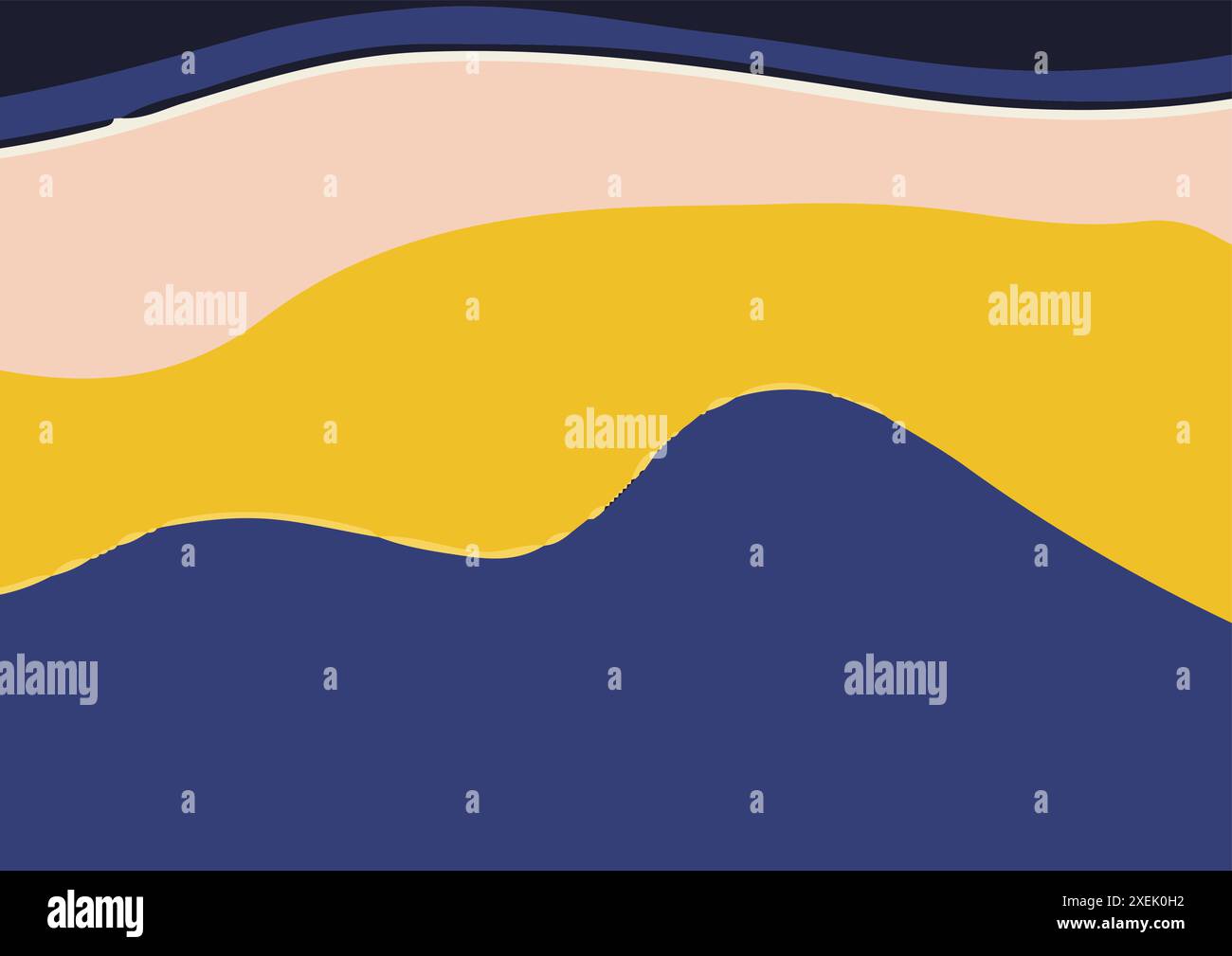 Abstract Layered Hills Vector illustration Stock Vector Image & Art - Alamy