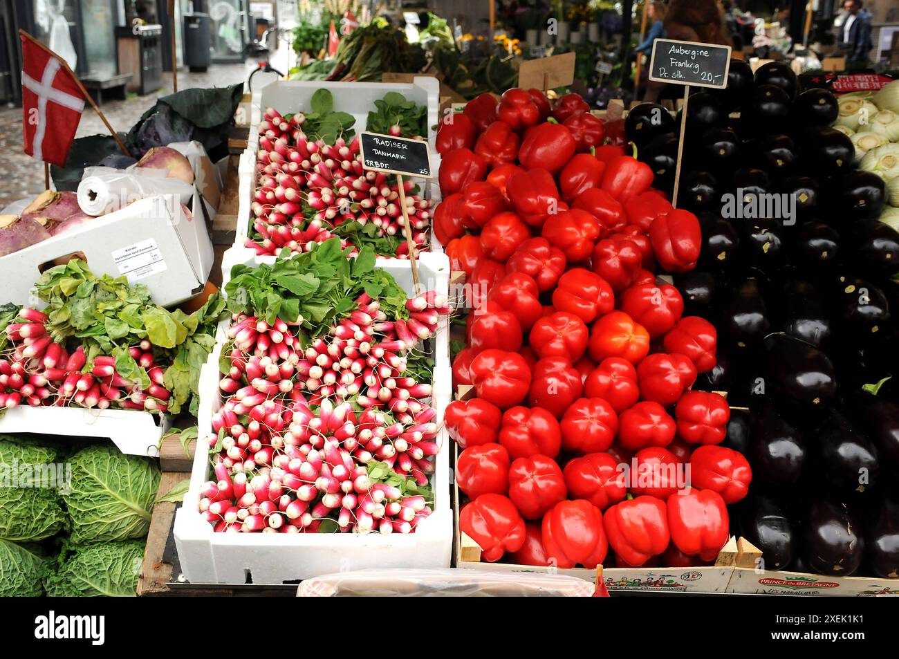 Copenhagen/ Denmark/28 JUNE 2024/ Fruit & vegetable vendor at ...