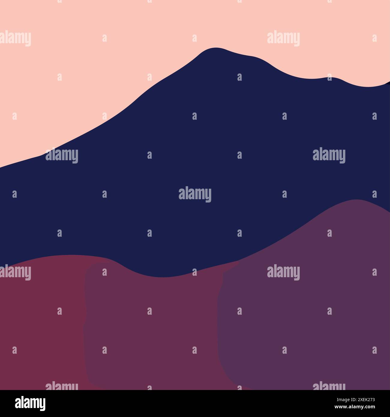 Colorful Abstract Hills Vector illustration Stock Vector Image & Art ...