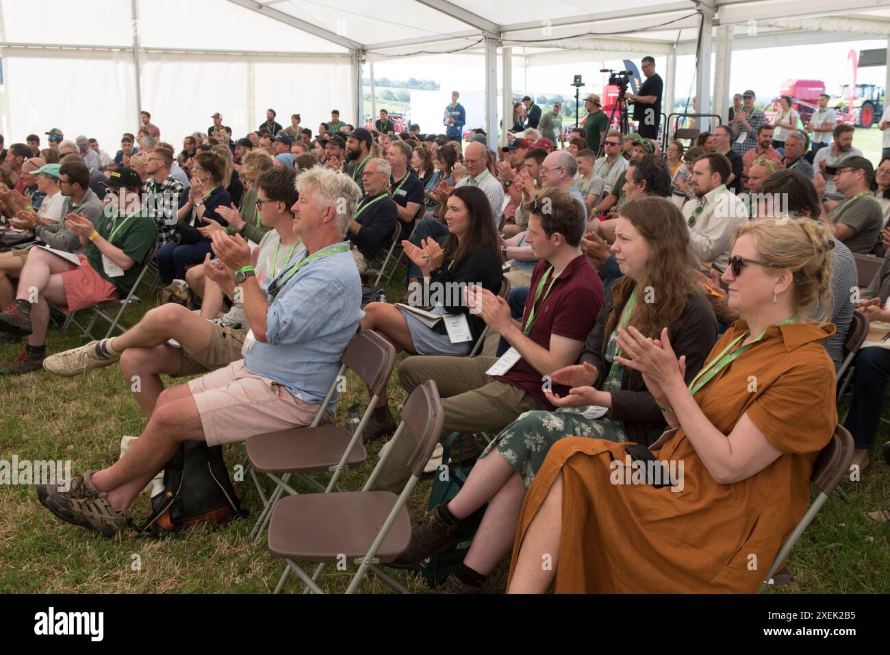 Groundswell, The Regenerative Agricultural Festival, audience having ...