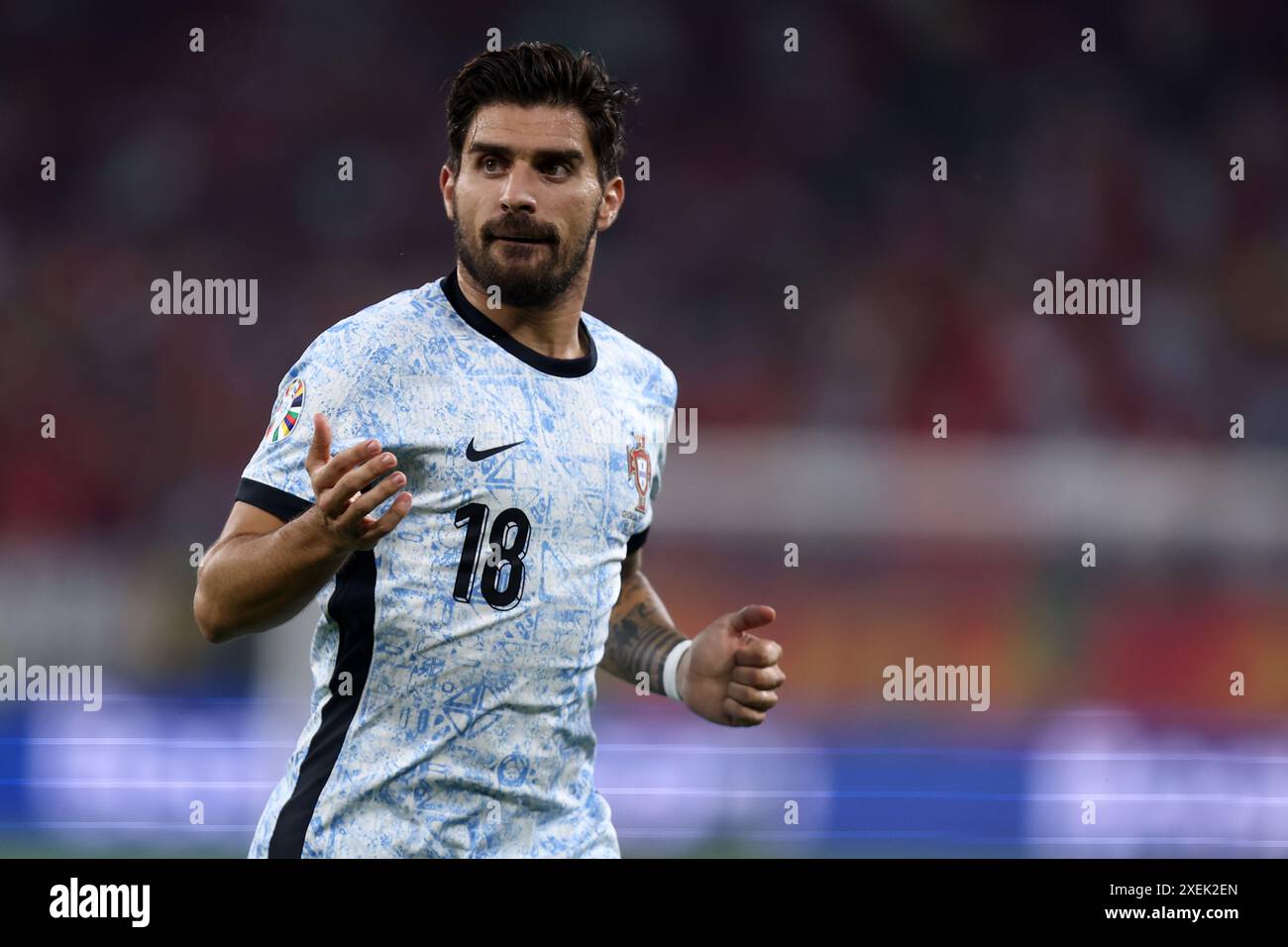Ruben Neves of Portugal looks on during the Uefa Euro 2024 Group F ...