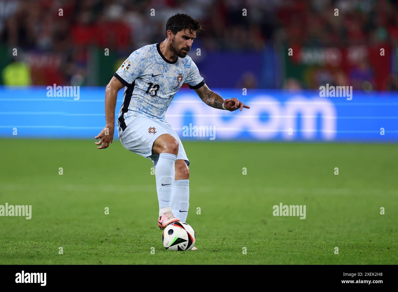Ruben Neves of Portugal in action during the Uefa Euro 2024 Group F ...
