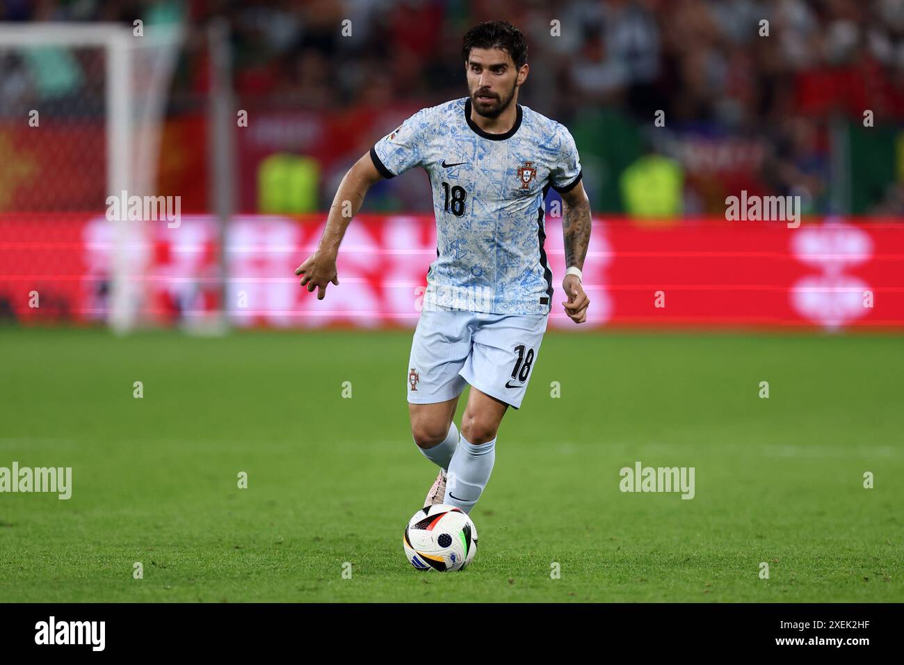 Ruben Neves of Portugal in action during the Uefa Euro 2024 Group F ...