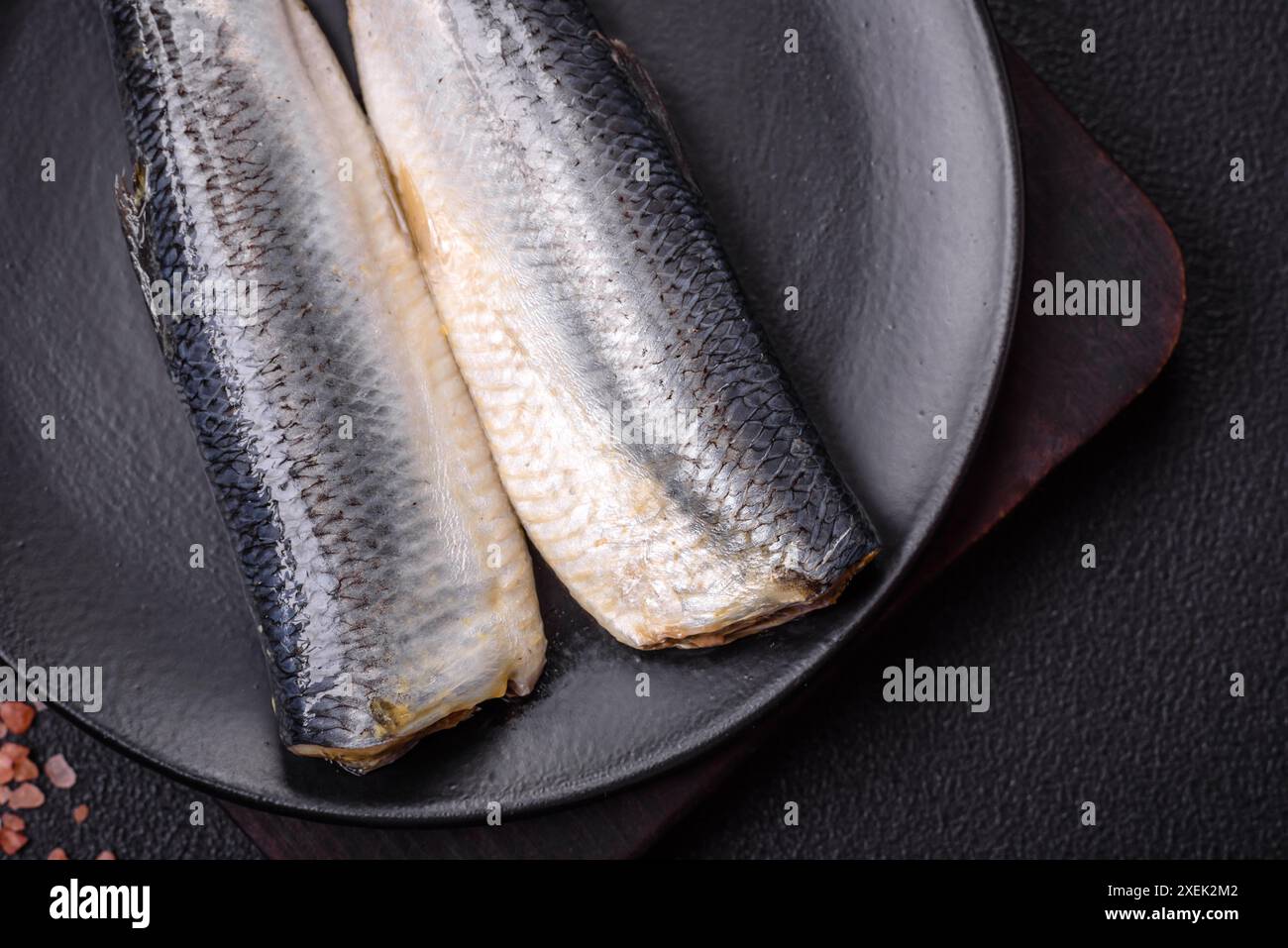 Pickled marinated sea herring hi-res stock photography and images - Alamy
