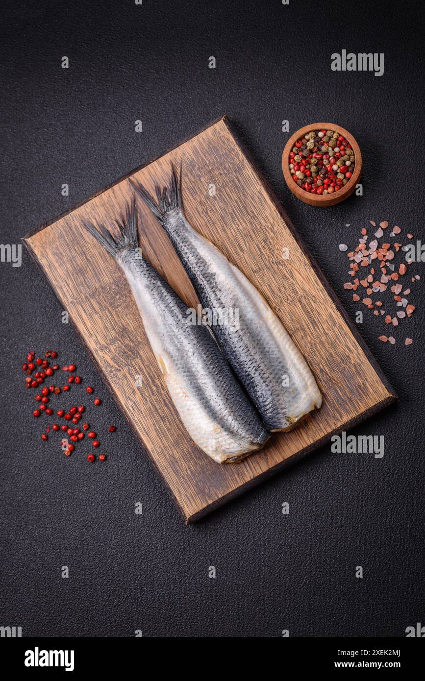 Herring fillet fish fresh seafood hi-res stock photography and images ...