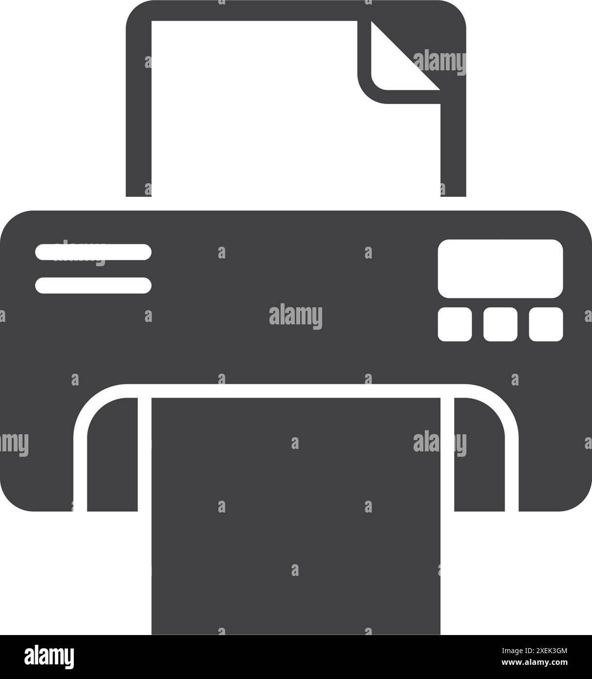 Copy machine multifunction printer icon Cut Out Stock Images & Pictures - Alamy