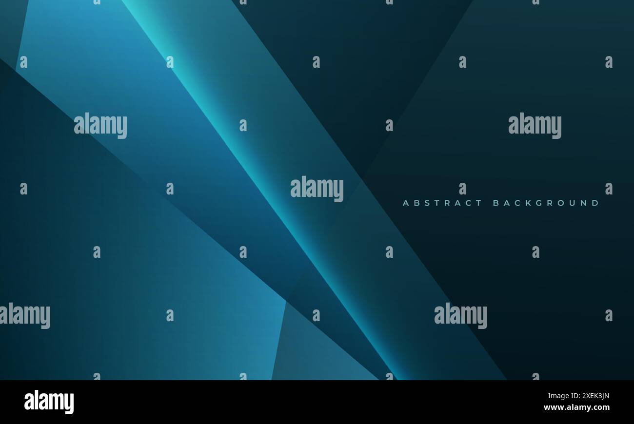 Blue modern abstract background with geometric shapes. Dark blue ...