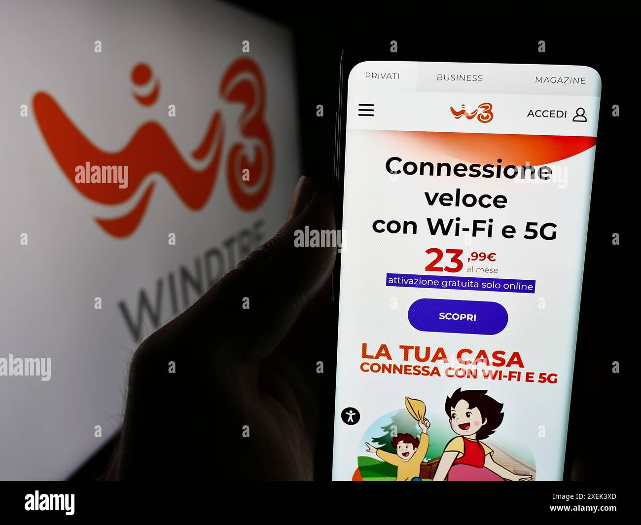 Windtre logo hi-res stock photography and images - Alamy