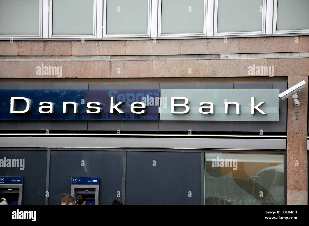 Copenhagen/ Denmark/28 JUNE 2024/Danske bank building at konegsn nytorv in capital. Photo ...