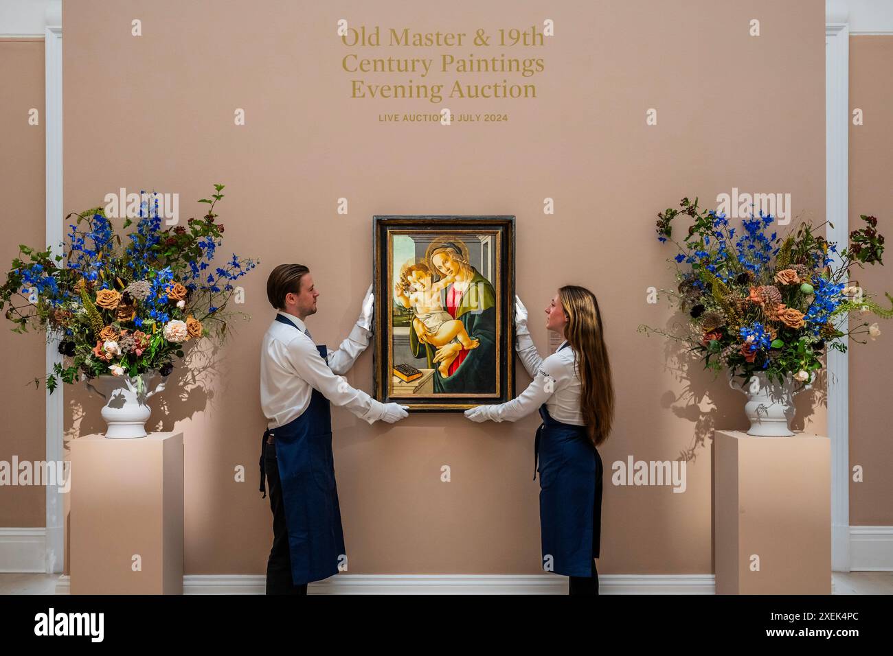 London, UK. 28th June, 2024. Botticelli, and Studio, The Virgin and ...