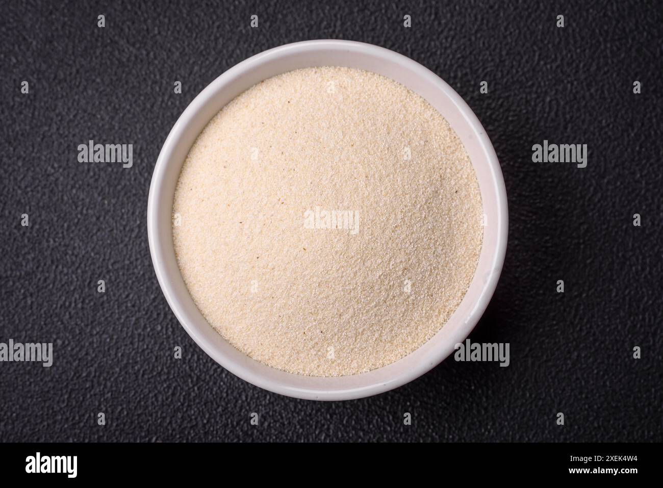 Semolina wheat grains are white in raw form Stock Photo - Alamy
