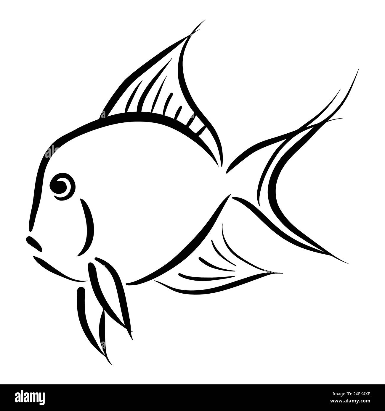 Images Of Fish Outline Simple Fish Outline Clip Art Cut Out Stock