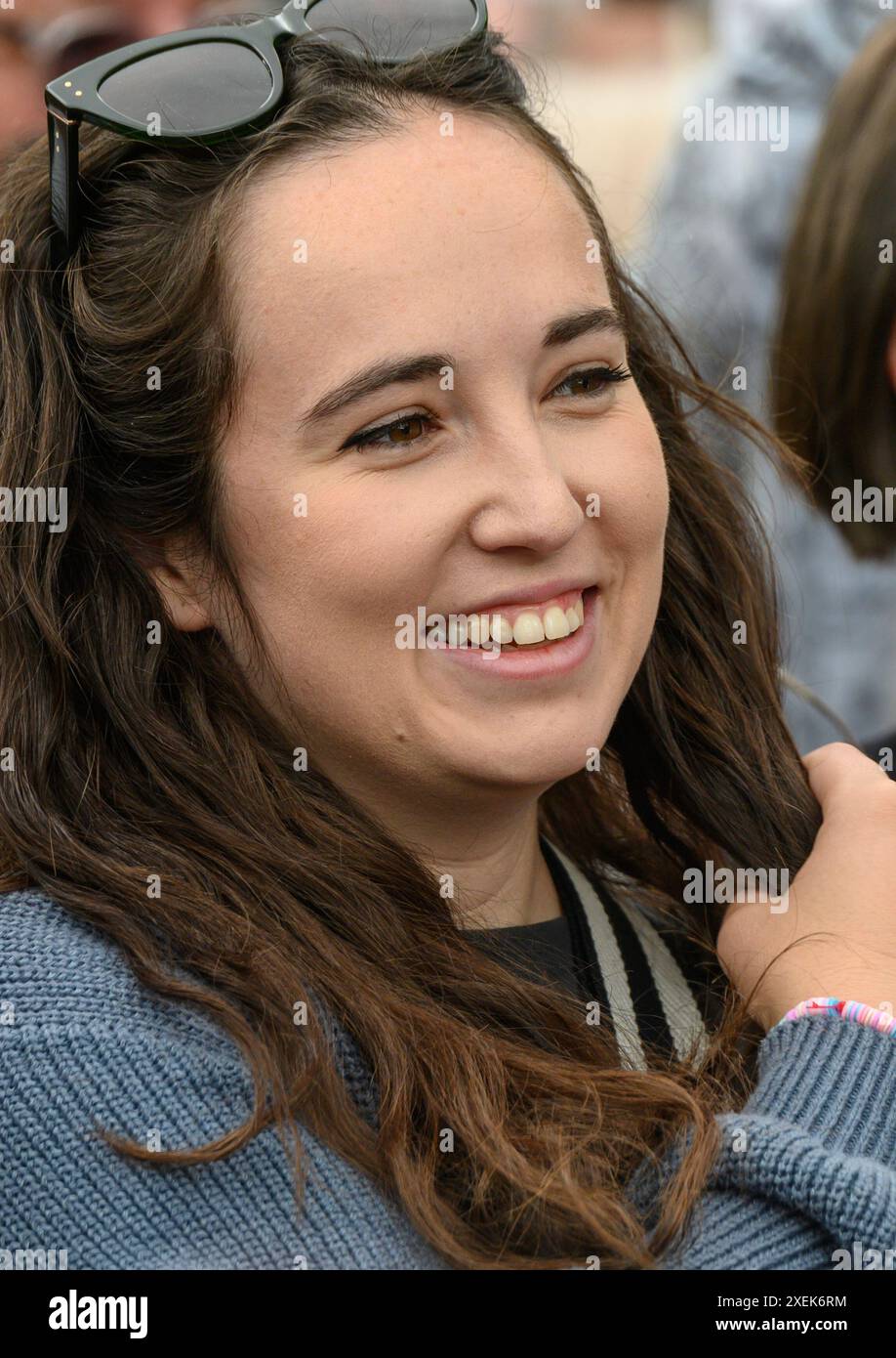 Megan McCubbin - TV nature presenter - at the Restore Nature Now march ...